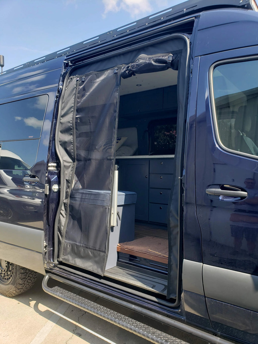 Sprinter 2003-2006 T1N Sliding Door Insect Bug Screen V2 – Alpine Van ...