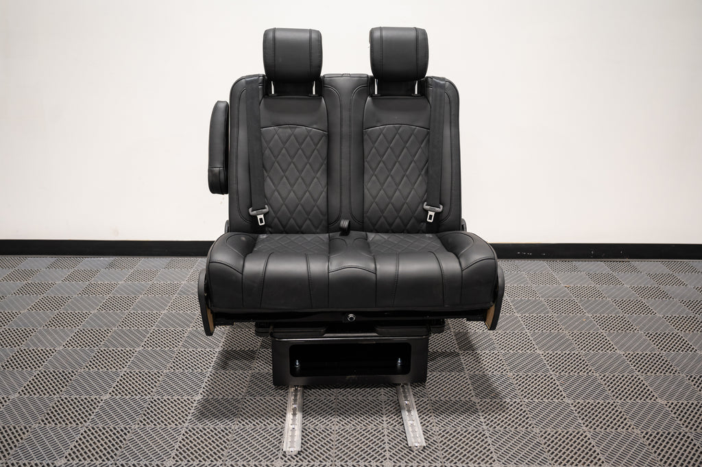 Dual Fold Double Bench-To-Bed Seat – Alpine Van Works, LLC