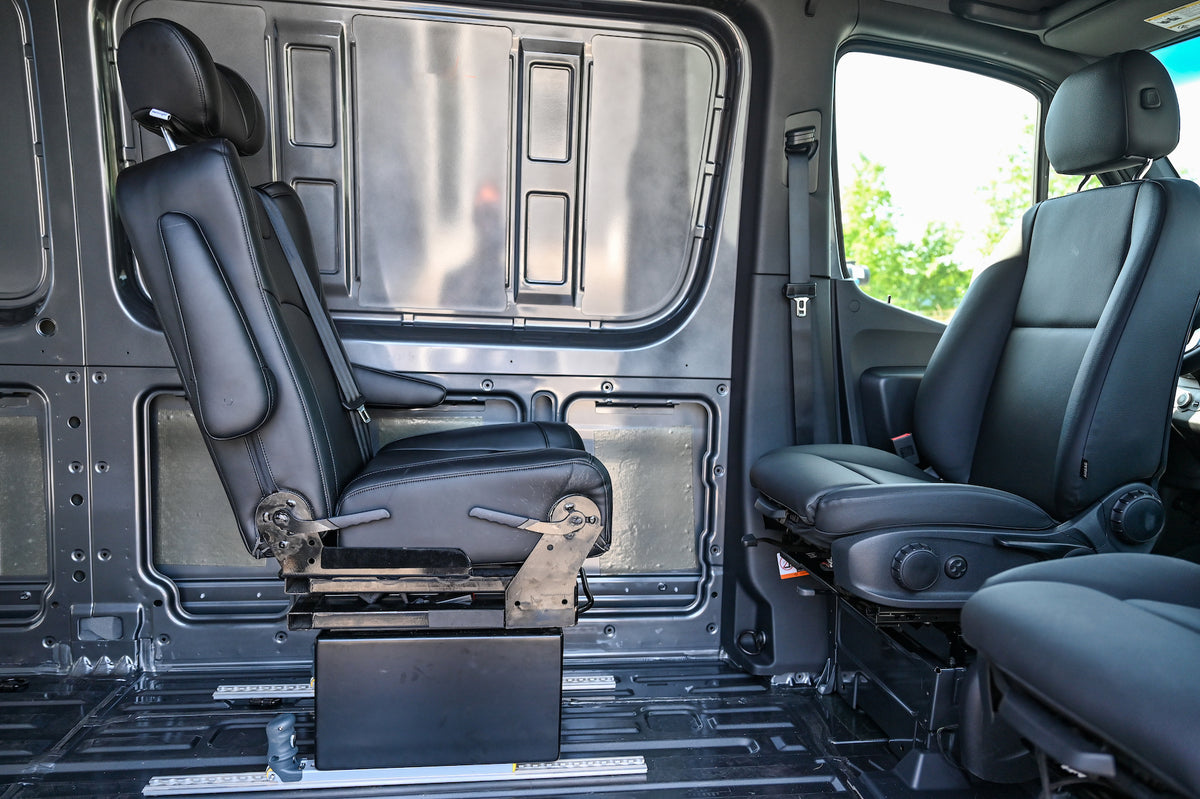 Dual-Fold Single Bench-To-Bed Seat – Alpine Van Works, LLC