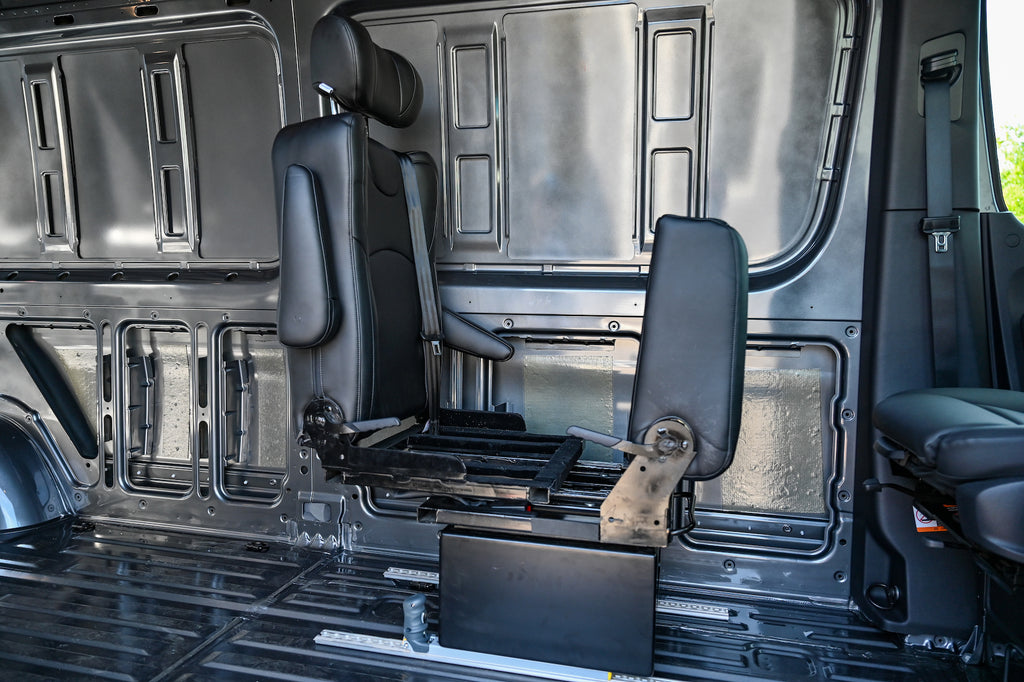 Dual-Fold Single Bench-To-Bed Seat – Alpine Van Works, LLC