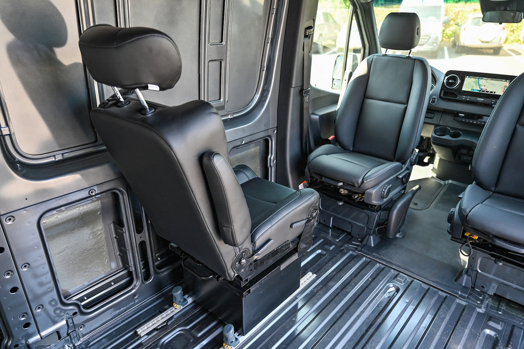 Dual-Fold Single Bench-To-Bed Seat – Alpine Van Works, LLC