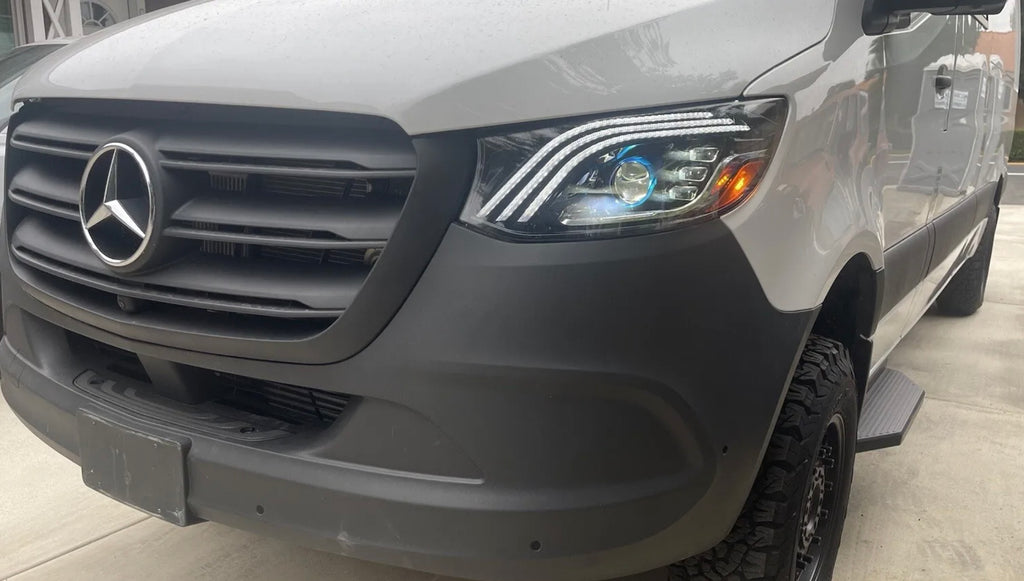 Sprinter LED/Laser Headlight Upgrade – Alpine Van Works, LLC