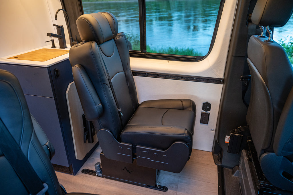 Dual-Fold Single Bench-To-Bed Seat – Alpine Van Works, LLC